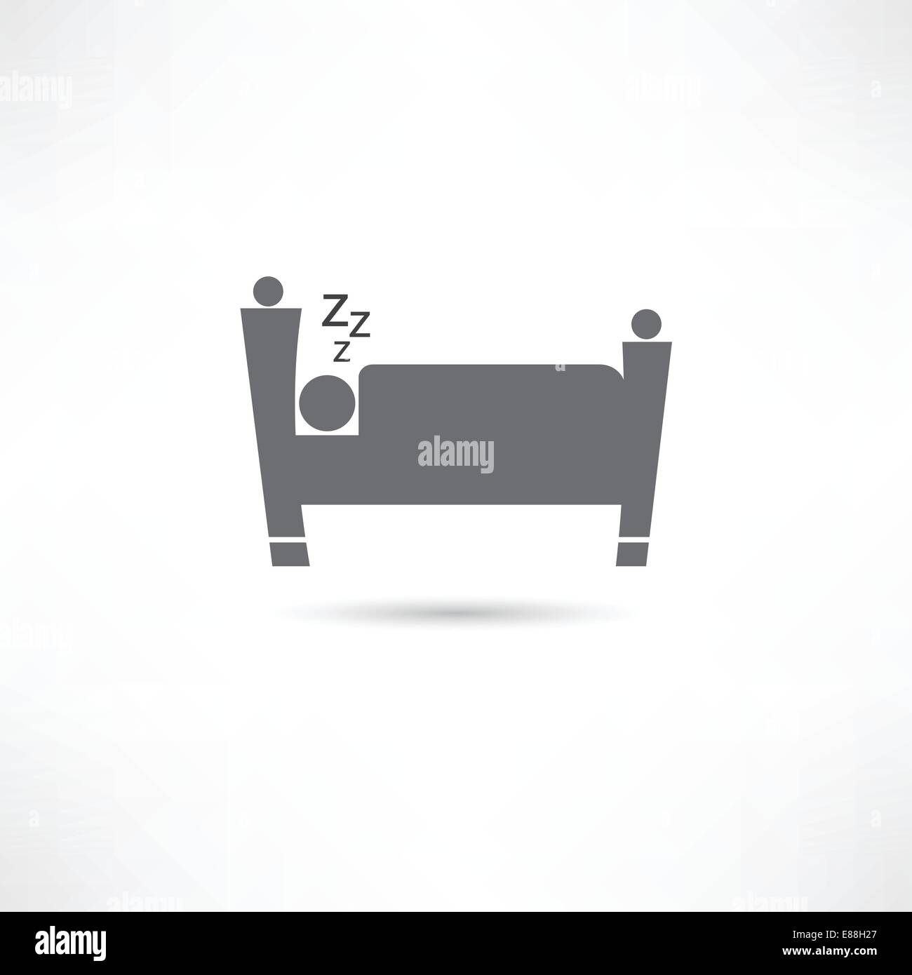 Sleeping pictogram hotel motel icon hi-res stock photography and images ...