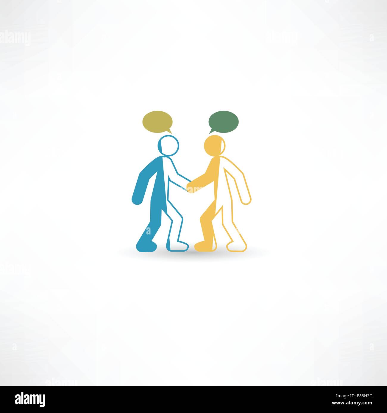 two men talking Stock Vector Image & Art - Alamy