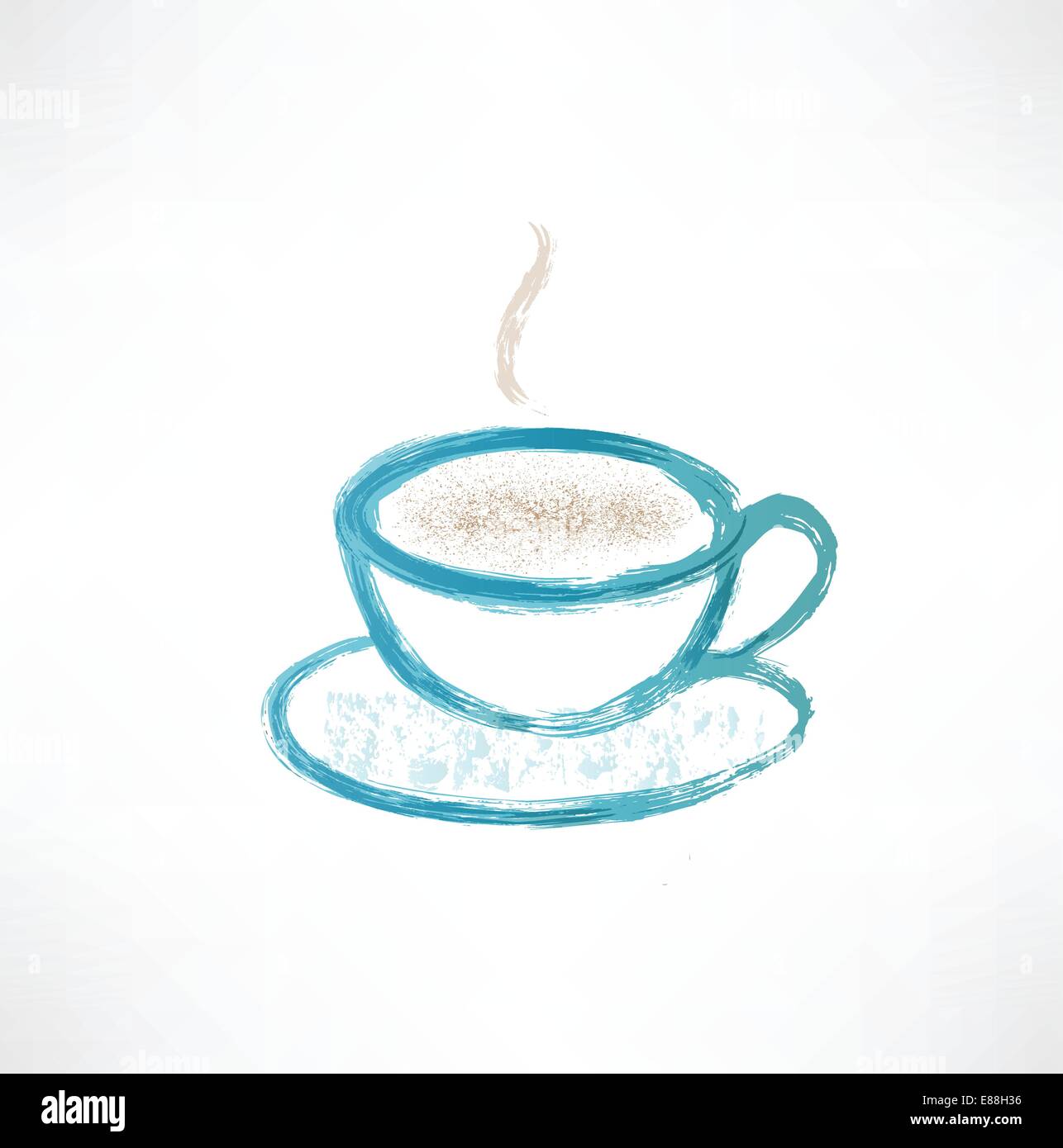 Brown empty coffee cup Stock Vector Images - Alamy