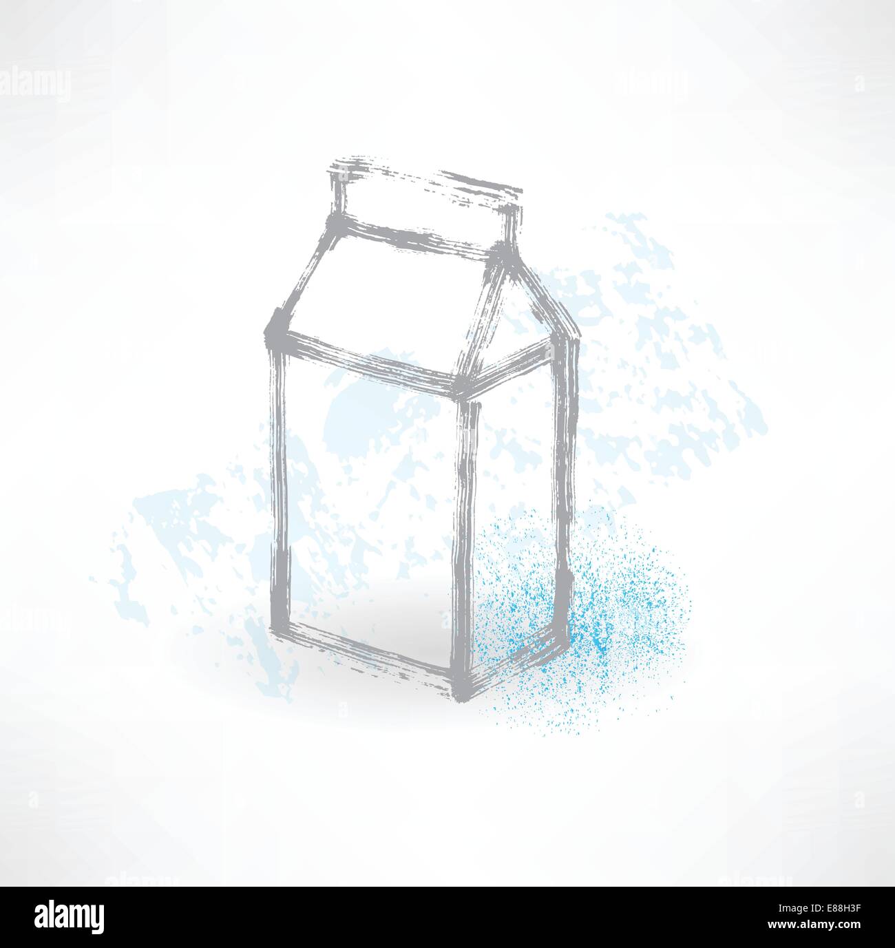 Sour milk carton Stock Vector Images - Alamy