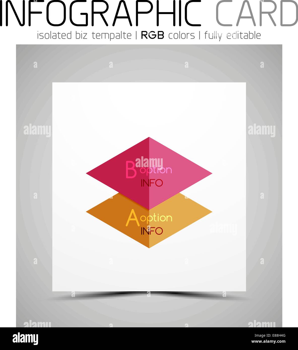 Infographic presentation text card Stock Vector Images - Alamy