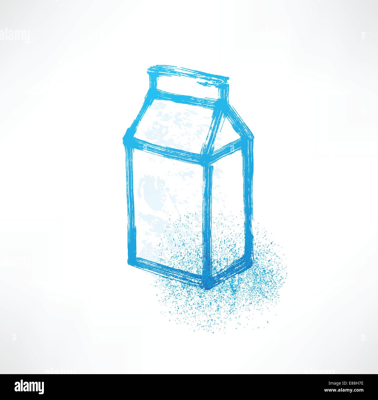 Box carton milk juice Stock Vector Images - Alamy