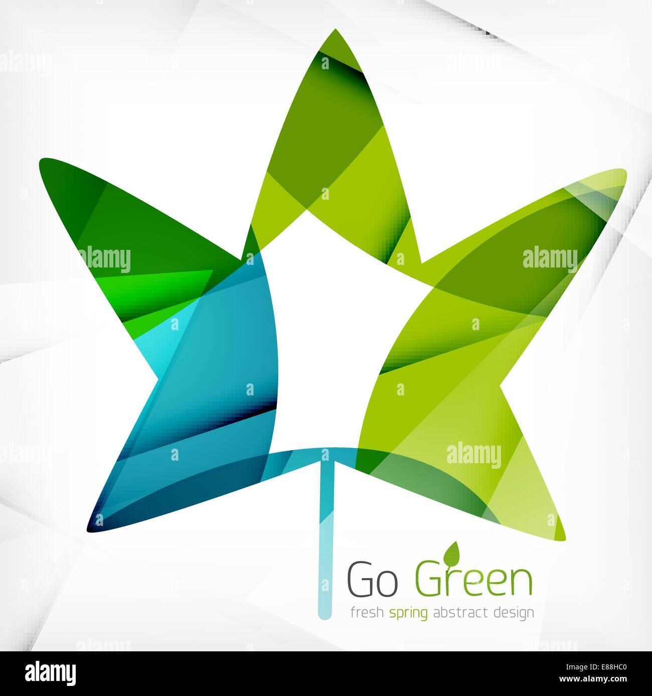 Green leaves spring nature design concept. Nature abstraction Stock ...