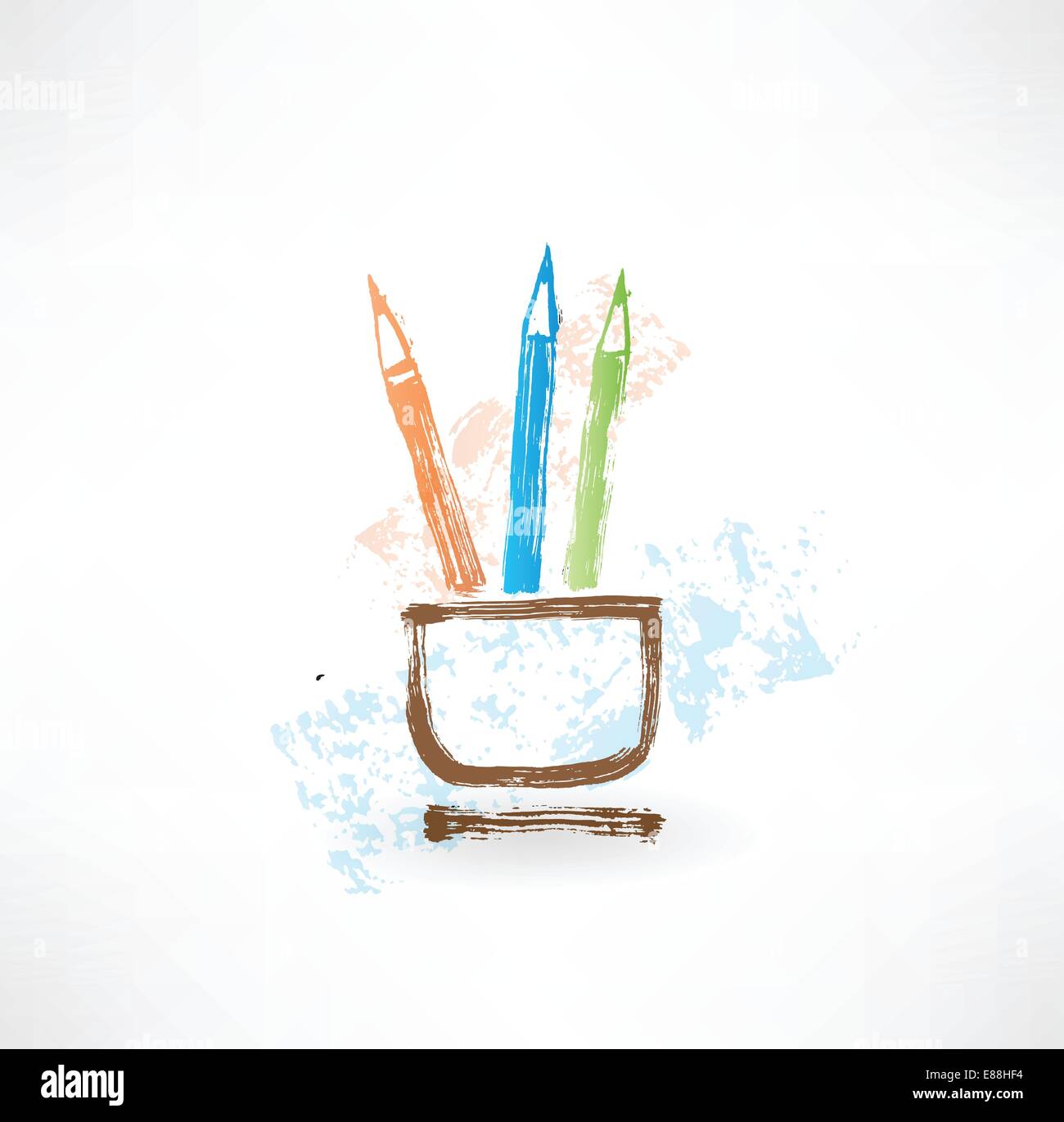 Orange red colouring Stock Vector Images - Alamy