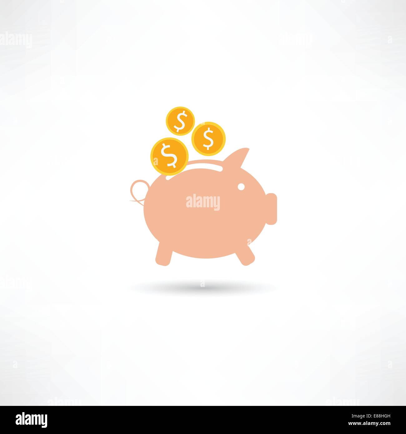 pink pig with money Stock Vector Image & Art - Alamy