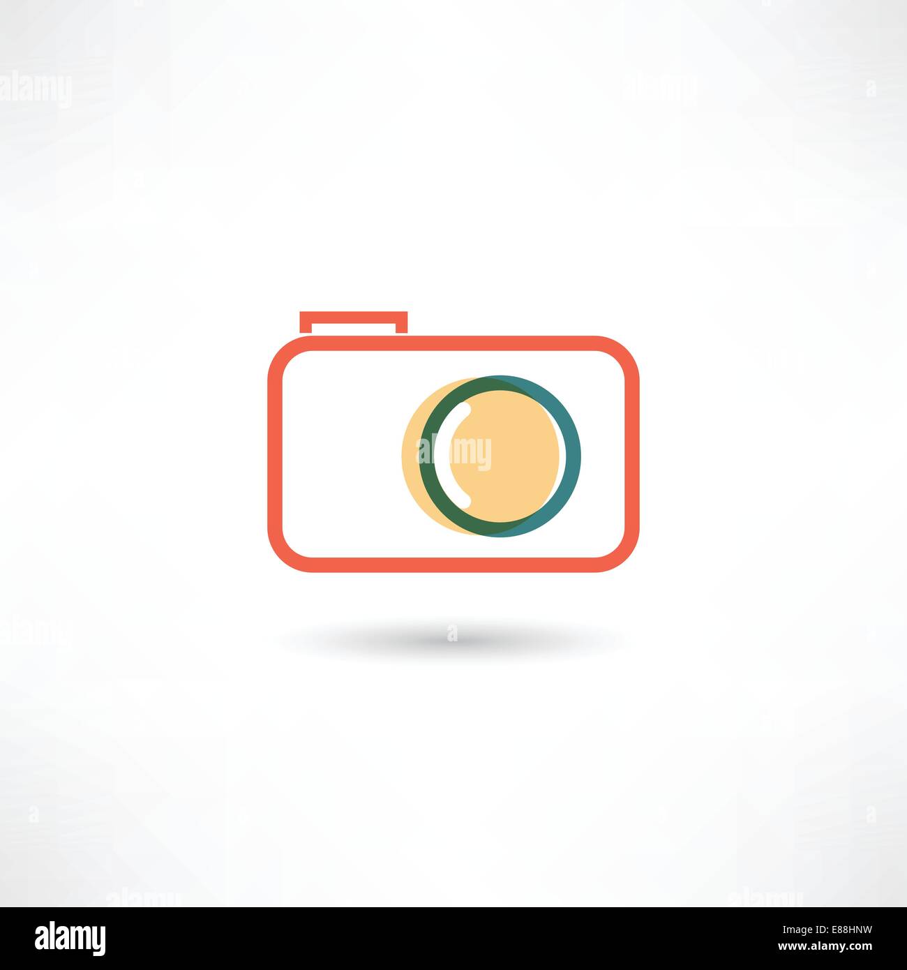 Red camera line icon Stock Vector Image & Art - Alamy