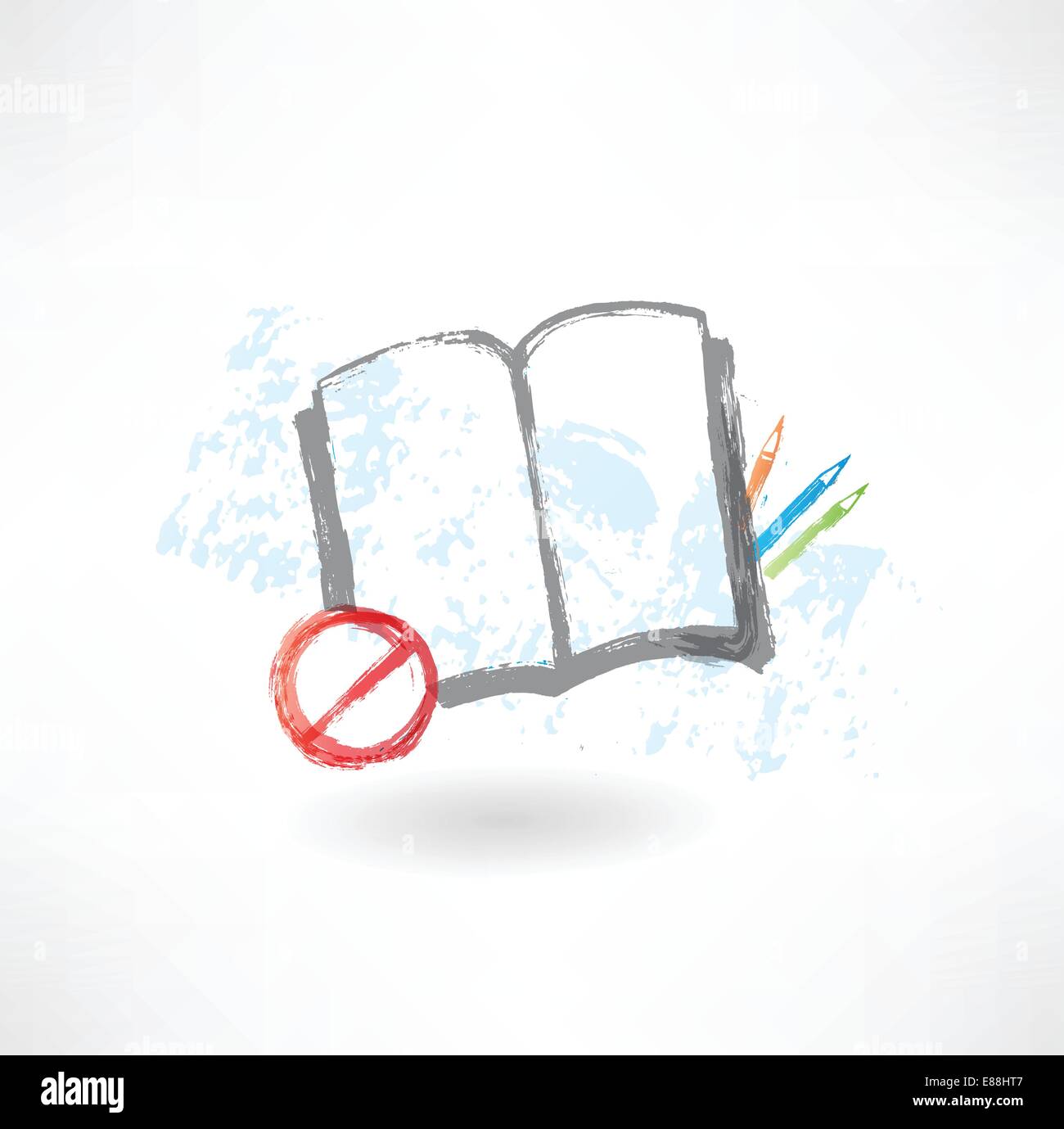 No book grunge icon Stock Vector Image & Art - Alamy