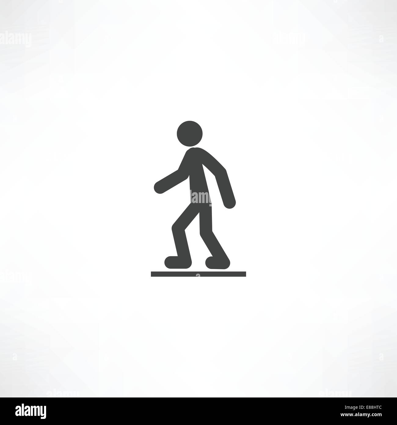 Pedestrian walking signs Stock Vector Images - Alamy