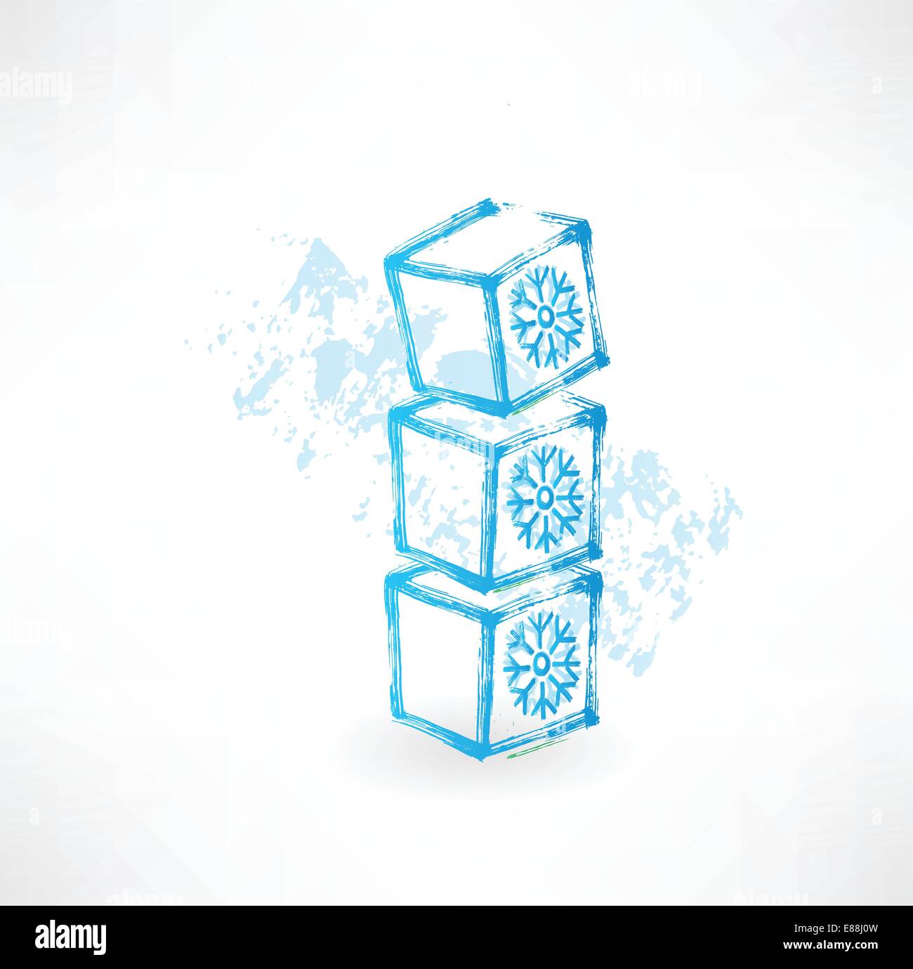 Cubes icon Stock Vector Images - Alamy