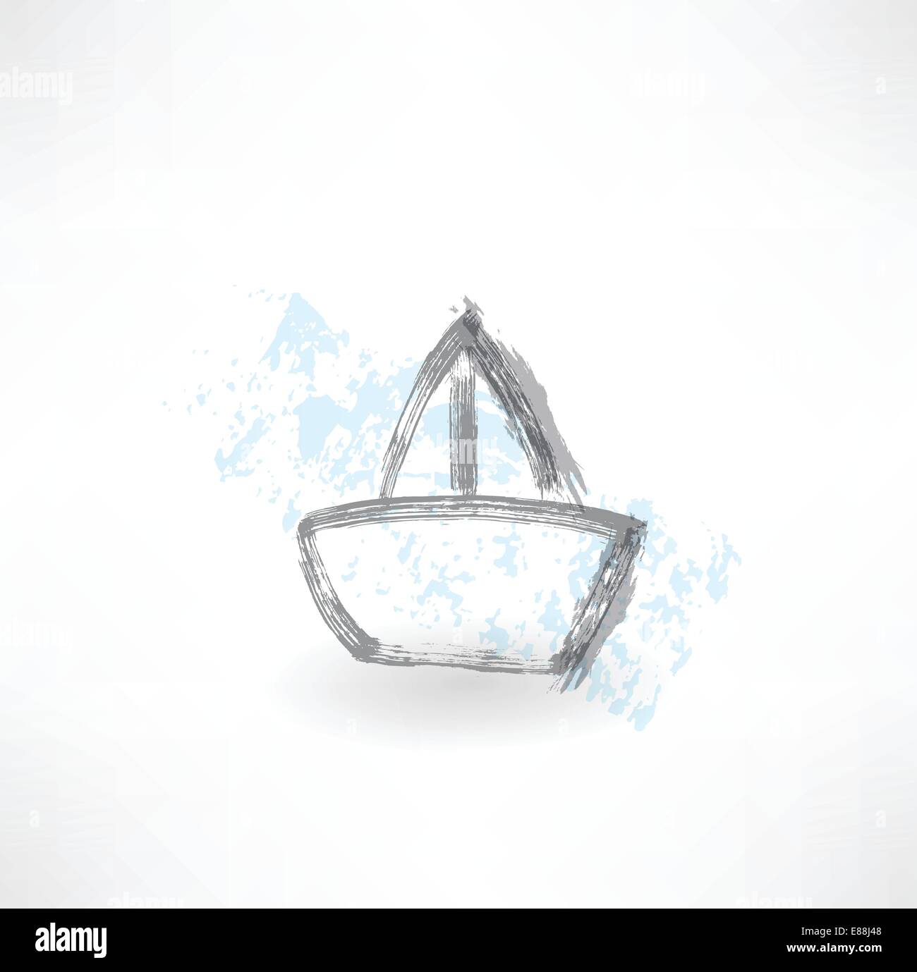 Lake boat sailor Stock Vector Images - Alamy