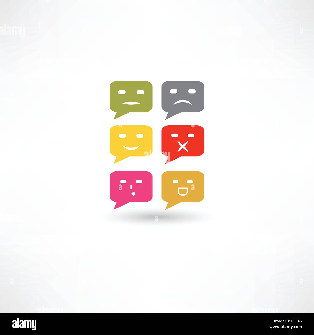 Expressing emotions Stock Vector Images - Alamy