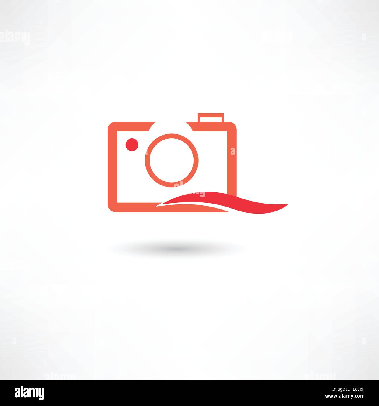 Red line camera Stock Vector Image & Art - Alamy