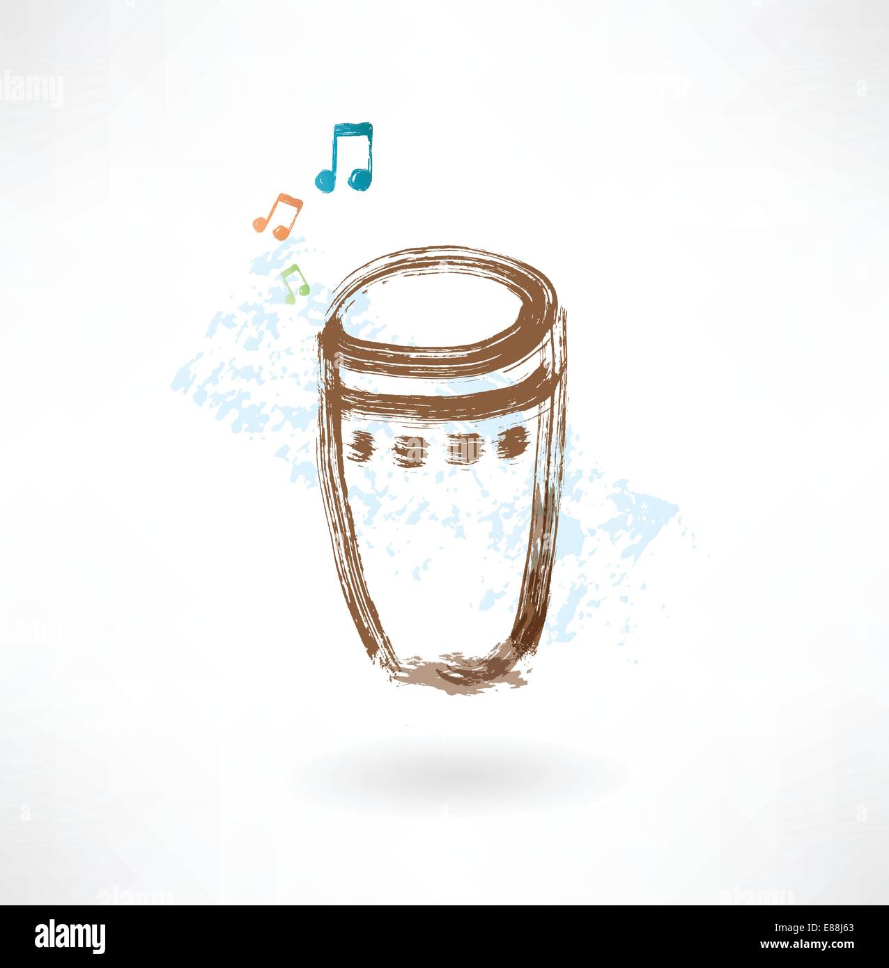 Vintage bongo player Stock Vector Images - Alamy