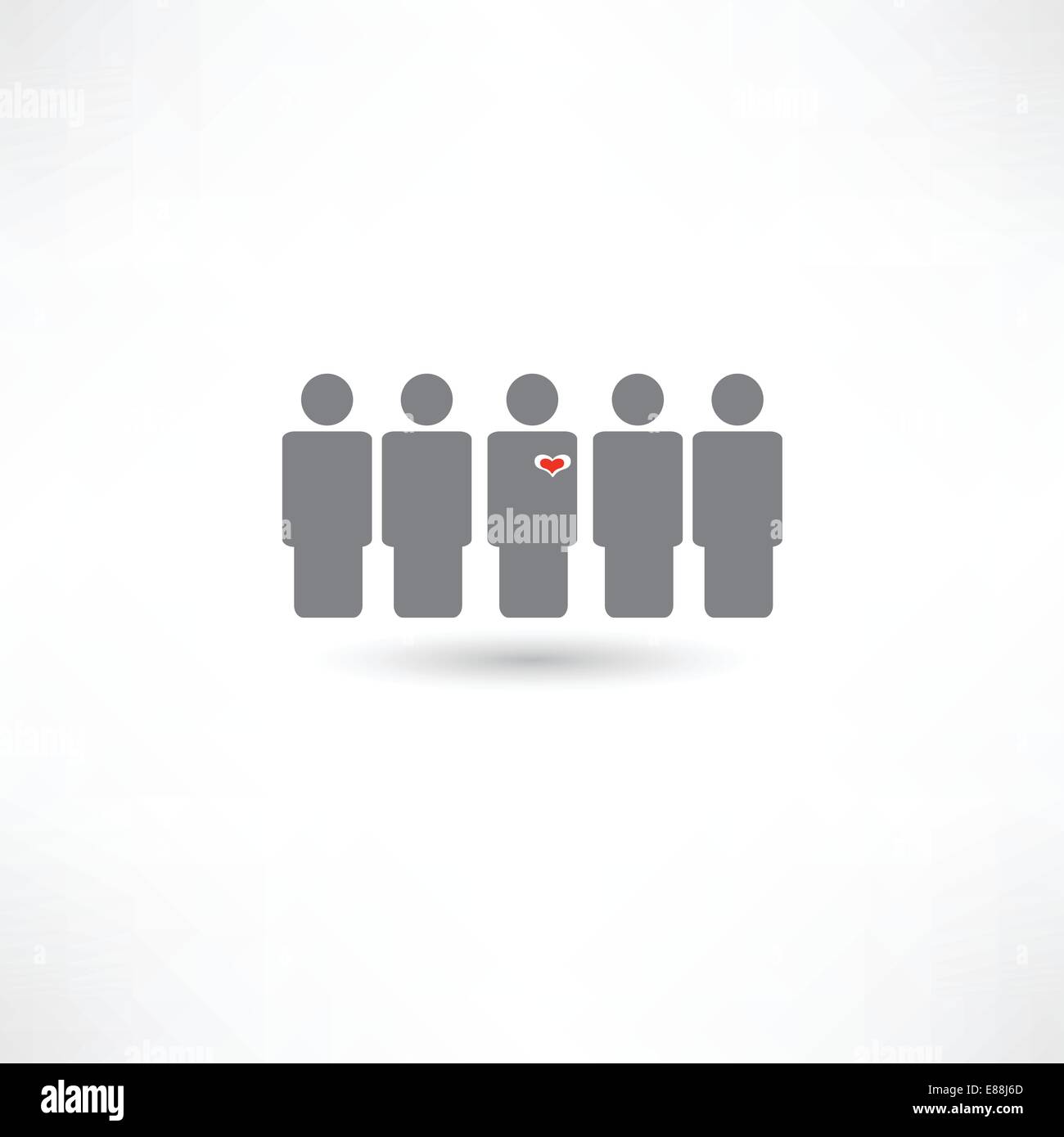 stands out from the crowd Stock Vector Image & Art - Alamy