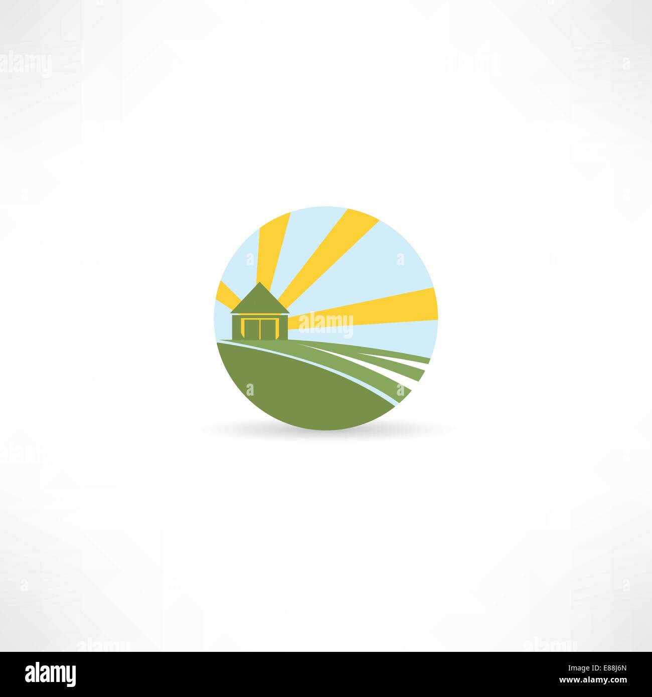 Working in the sun Stock Vector Images - Alamy