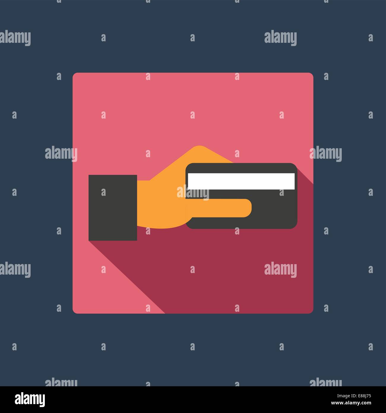 Credit card in hand icon Stock Vector Image & Art - Alamy