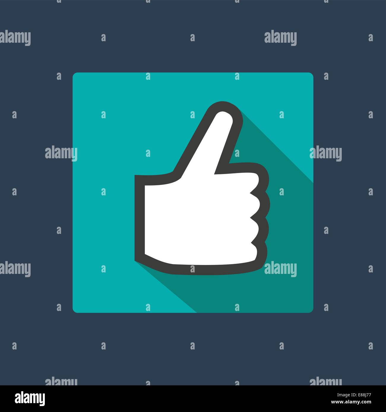 Thumbs up icon Stock Vector Image & Art - Alamy