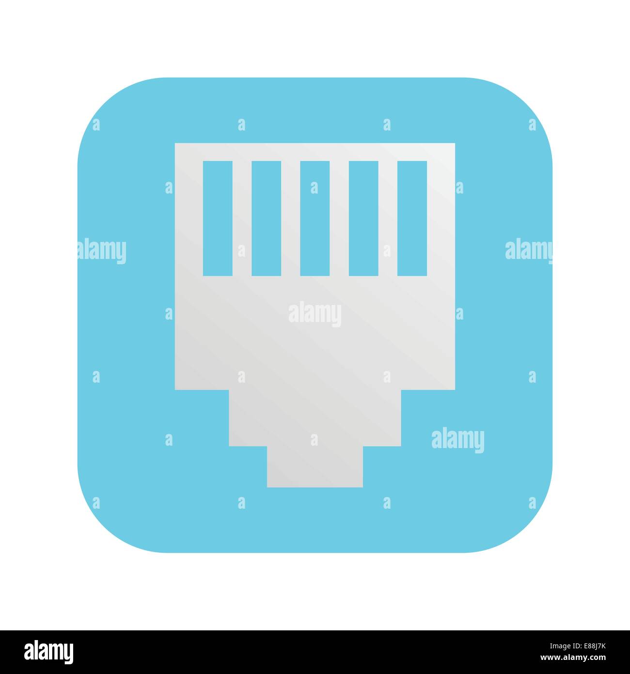 network connector RG-45 icon Stock Vector Image & Art - Alamy