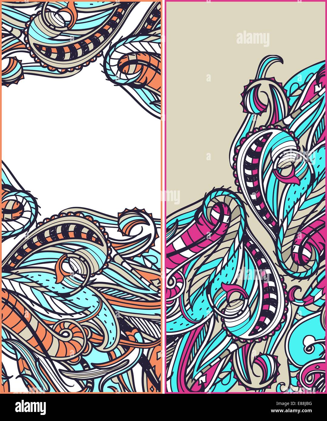 vector set of abstract cards Stock Vector Image & Art - Alamy