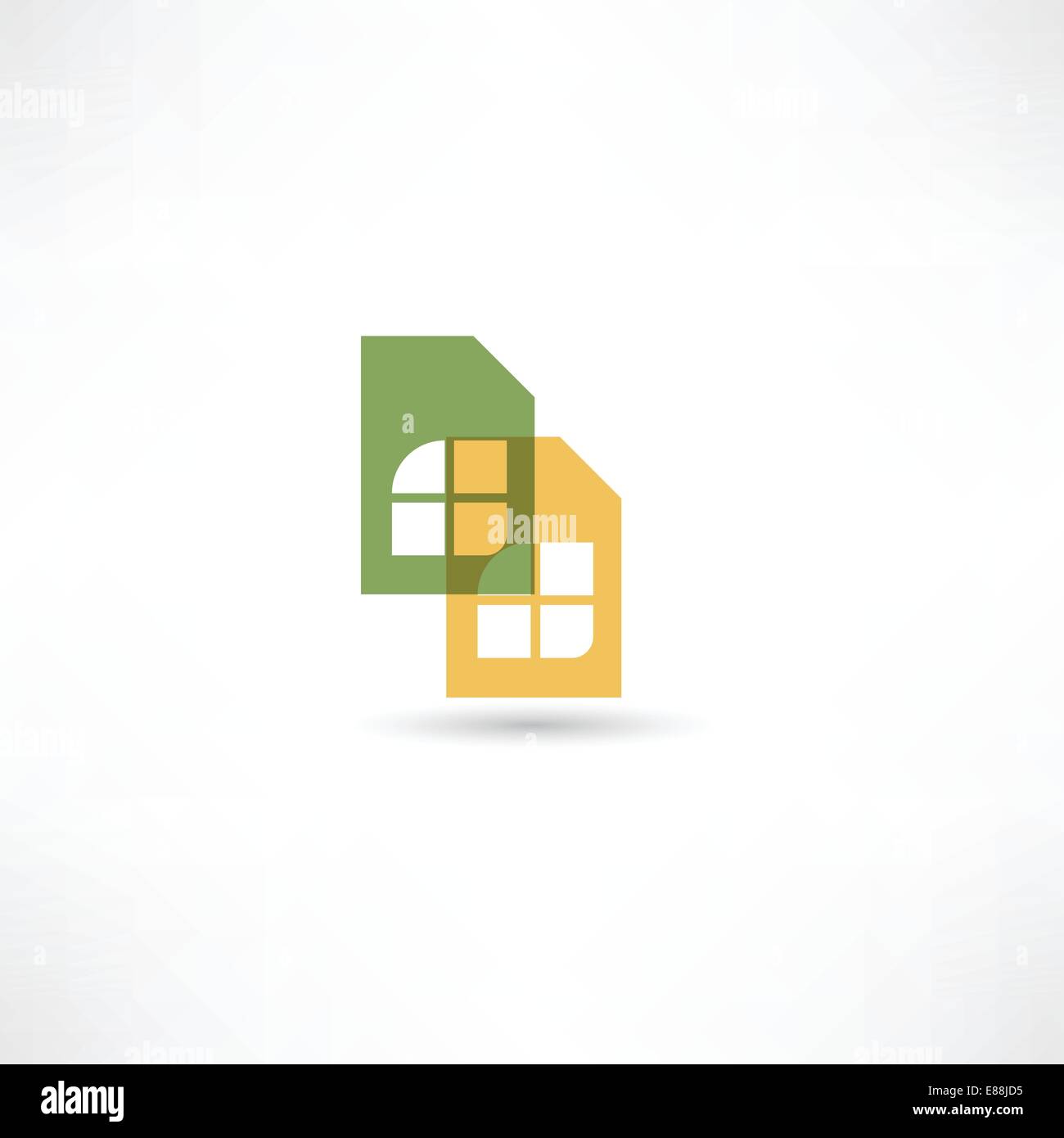 Two sim cards icon Stock Vector Image & Art - Alamy