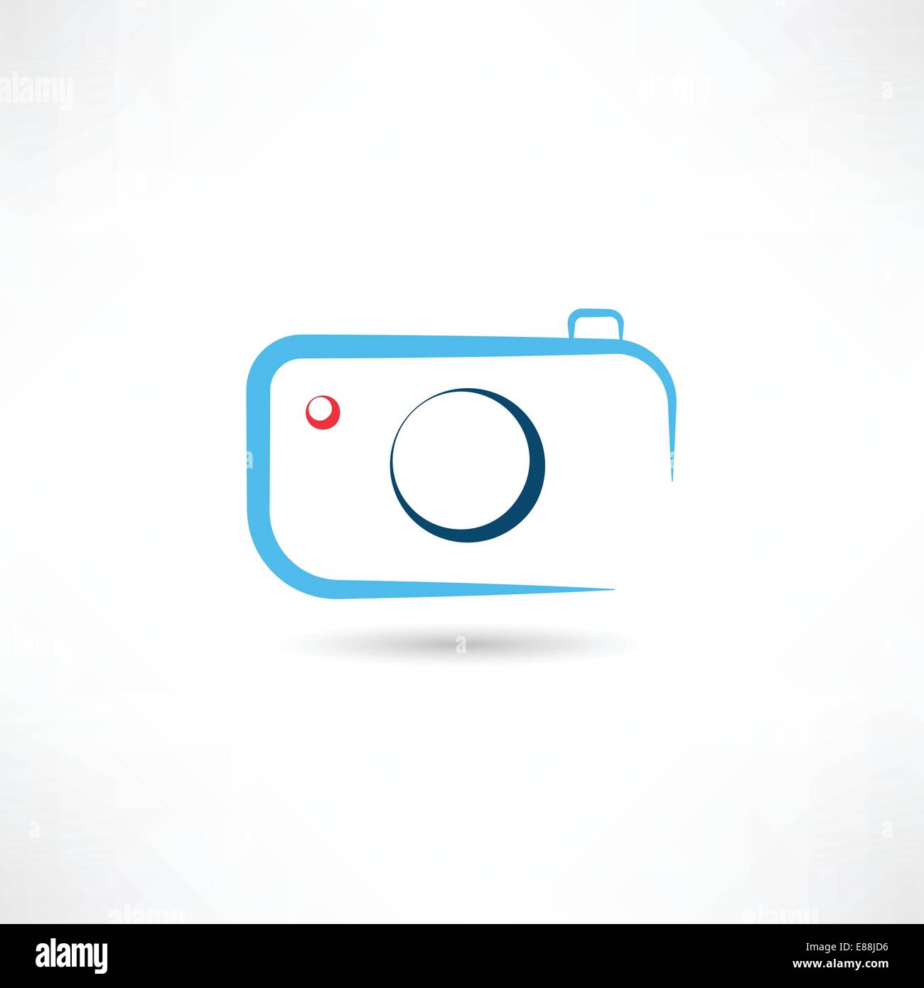 Simple blue camera icon Stock Vector Image & Art - Alamy