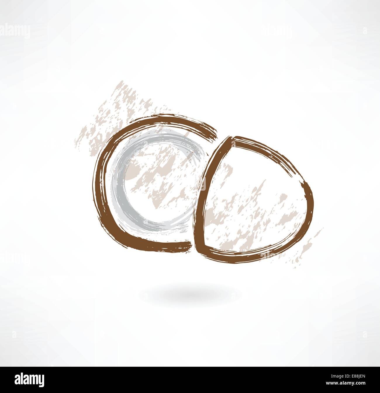 Coconut fiber Stock Vector Images - Alamy