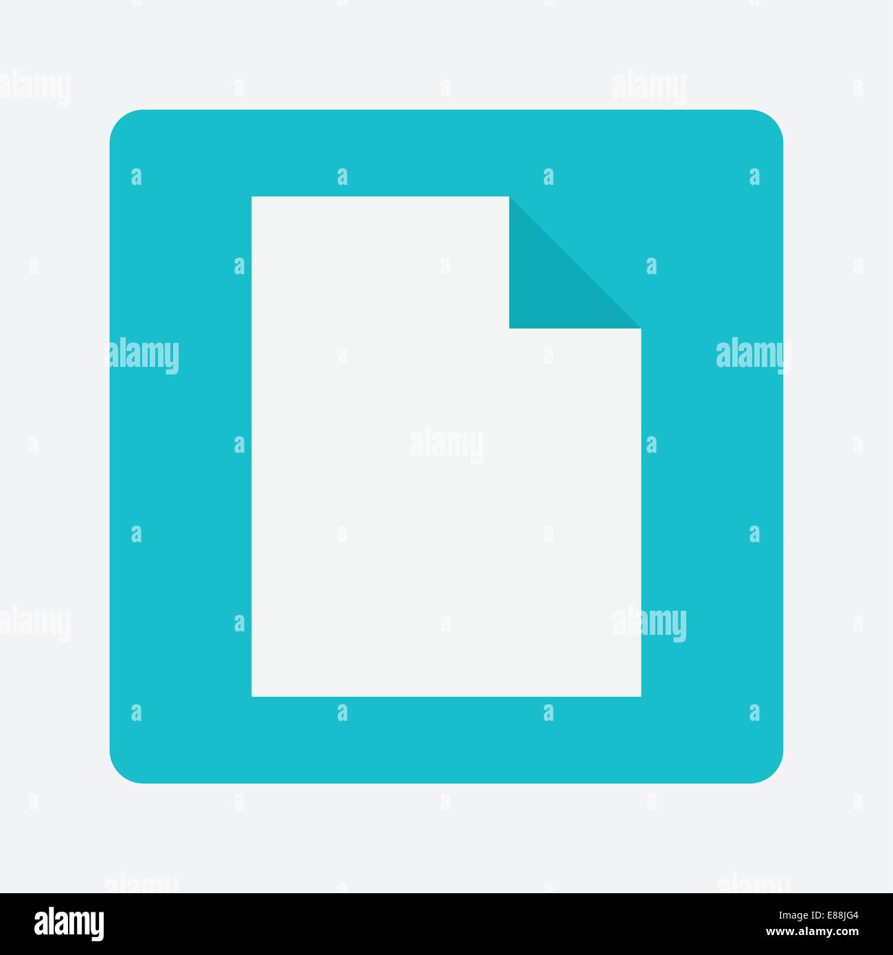 Blank paper icon Stock Vector Image & Art - Alamy