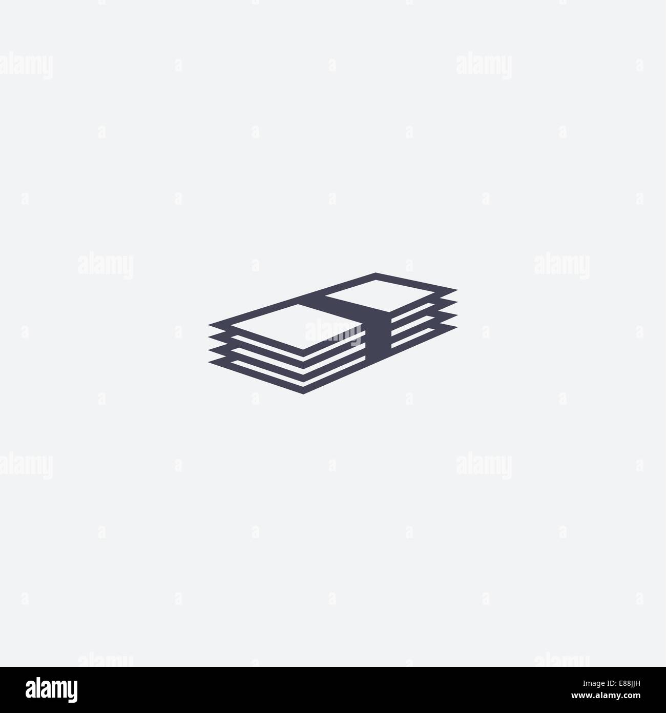 banknotes money icon Stock Vector Image & Art - Alamy