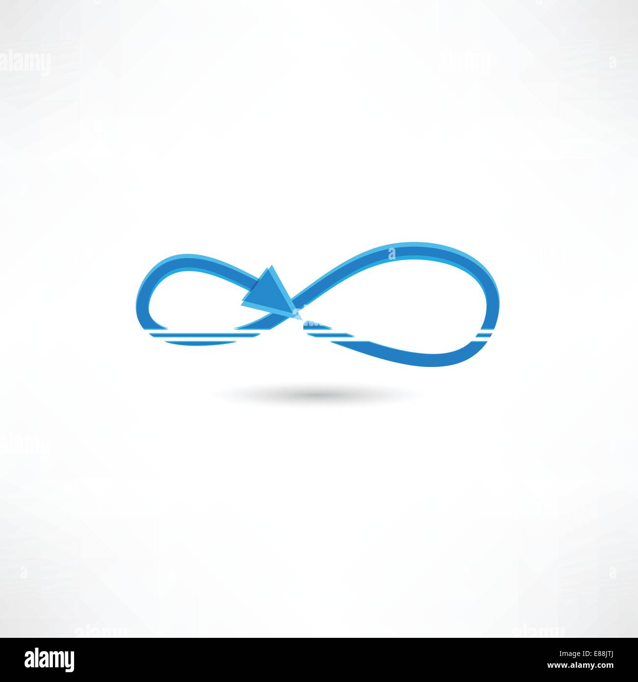 blue infinite icon Stock Vector Image & Art - Alamy