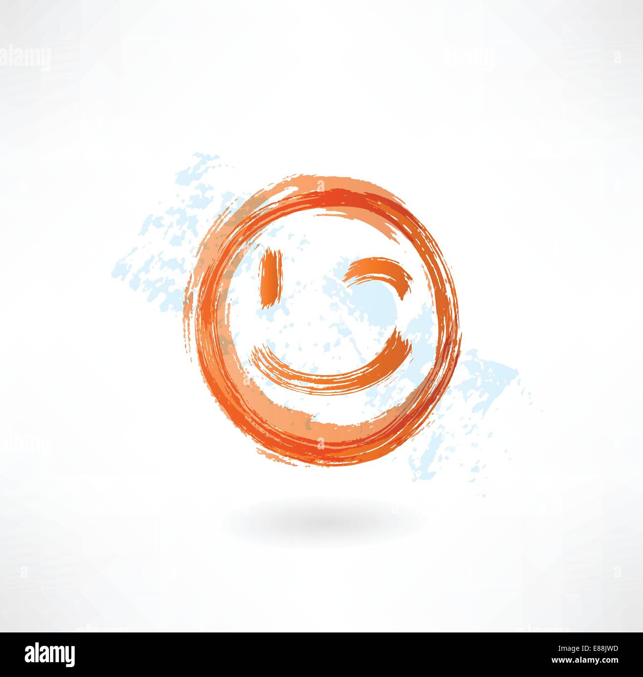 wink grunge icon Stock Vector Image & Art - Alamy