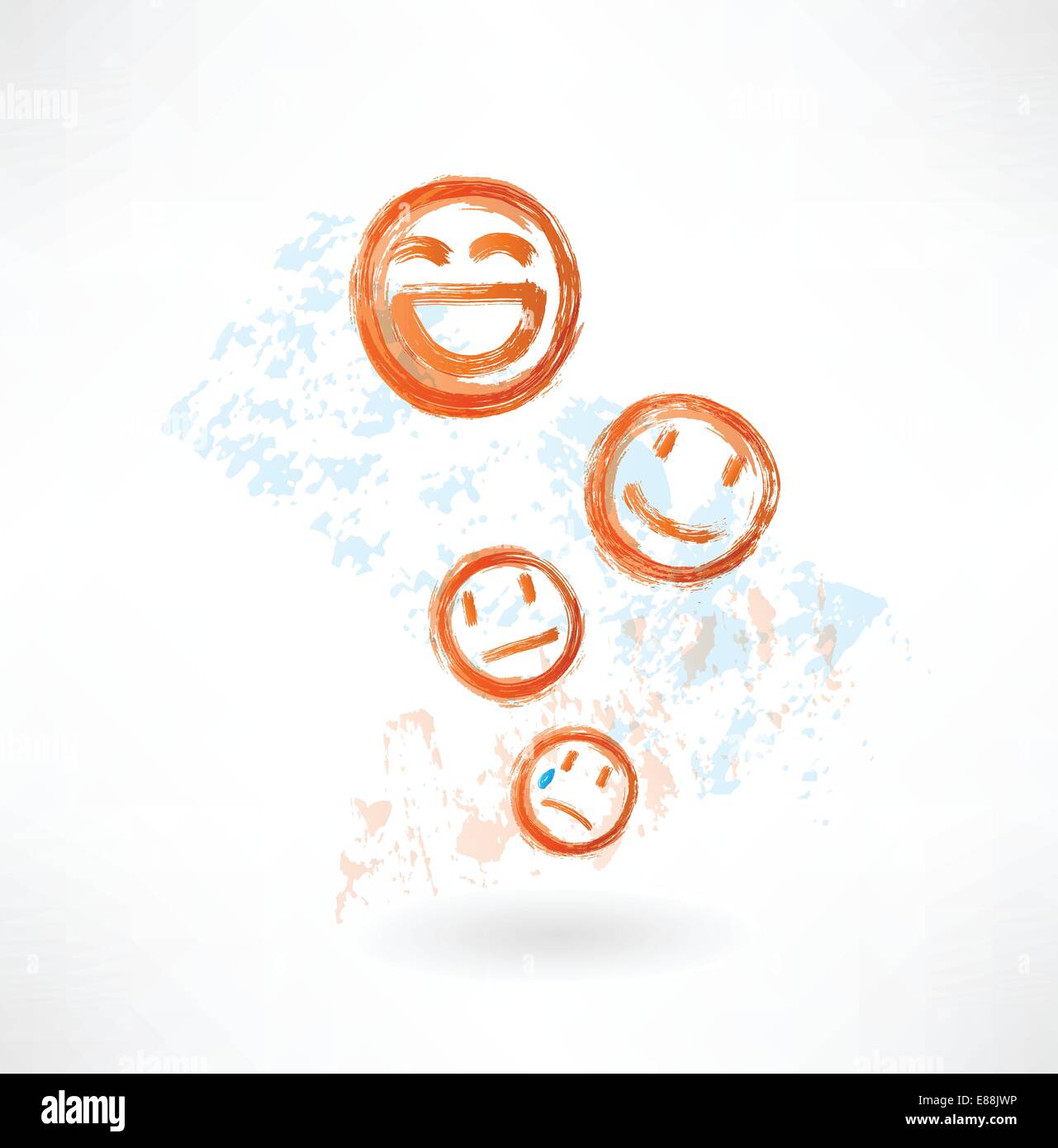 Many smiles grunge icon Stock Vector Image & Art - Alamy