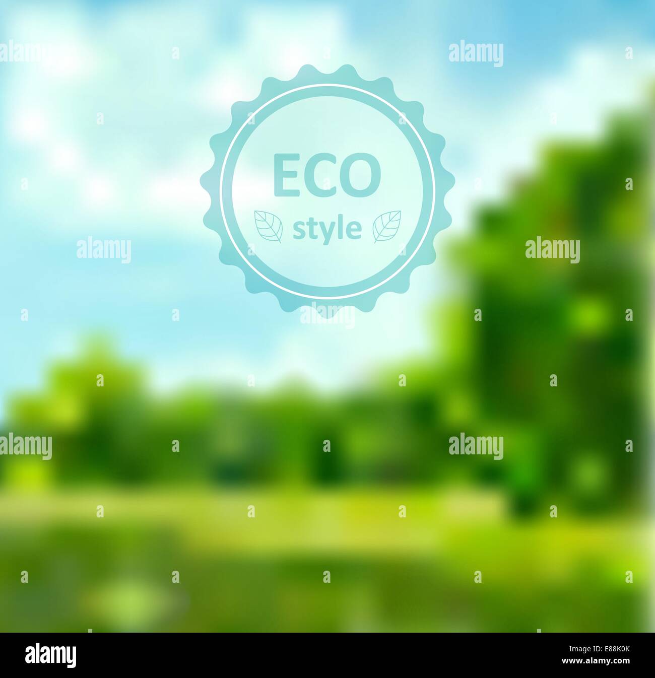 Vector blurred abstract background with frame for your text Stock ...