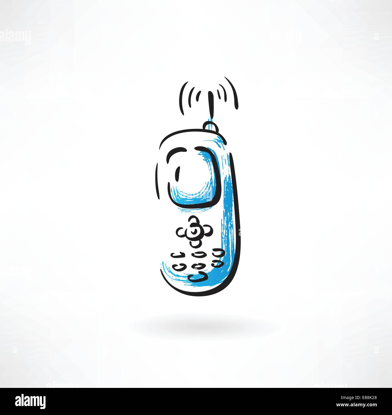 Mobile phone held in Stock Vector Images - Alamy