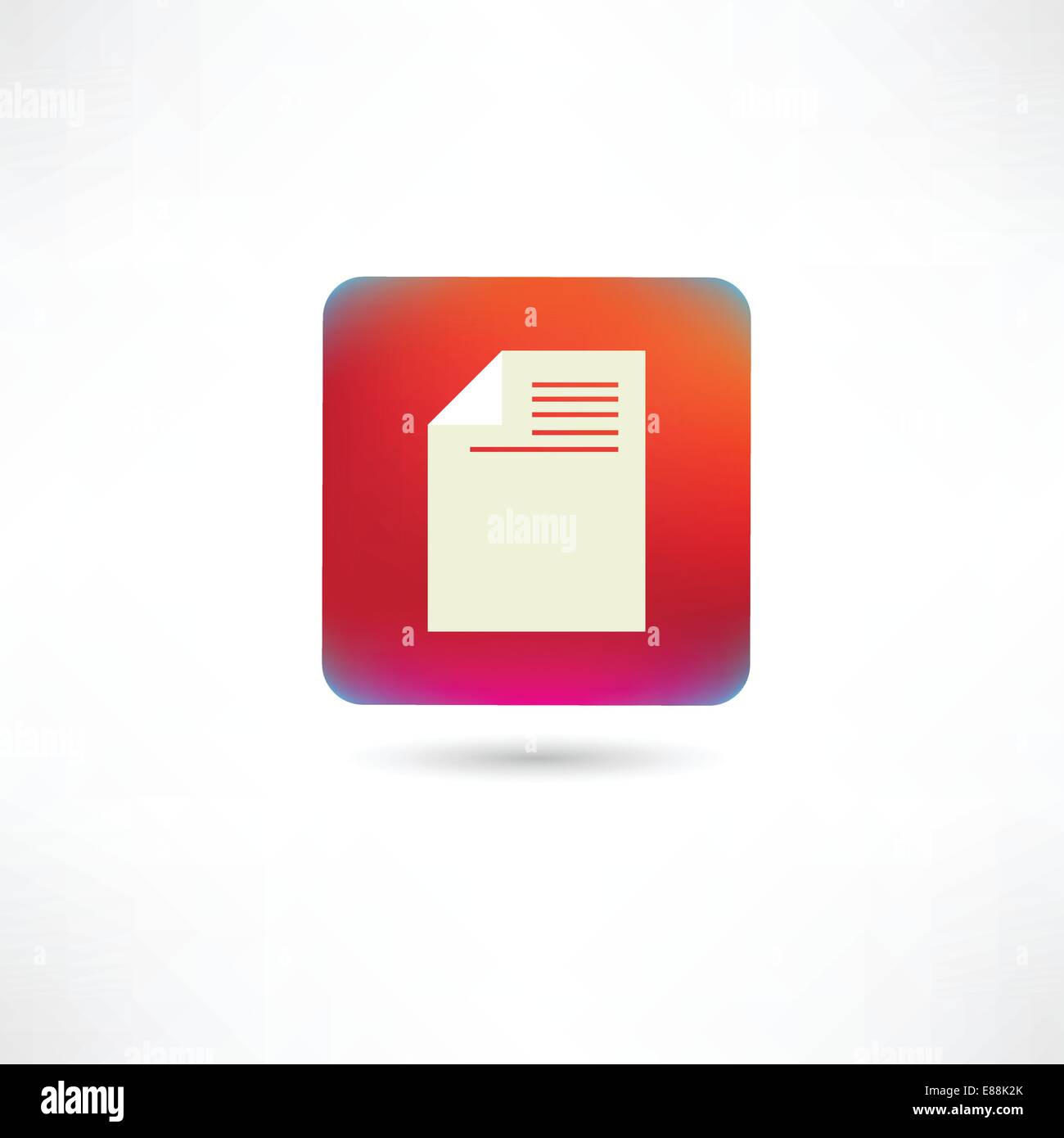 Document on a red background Stock Vector Image & Art - Alamy