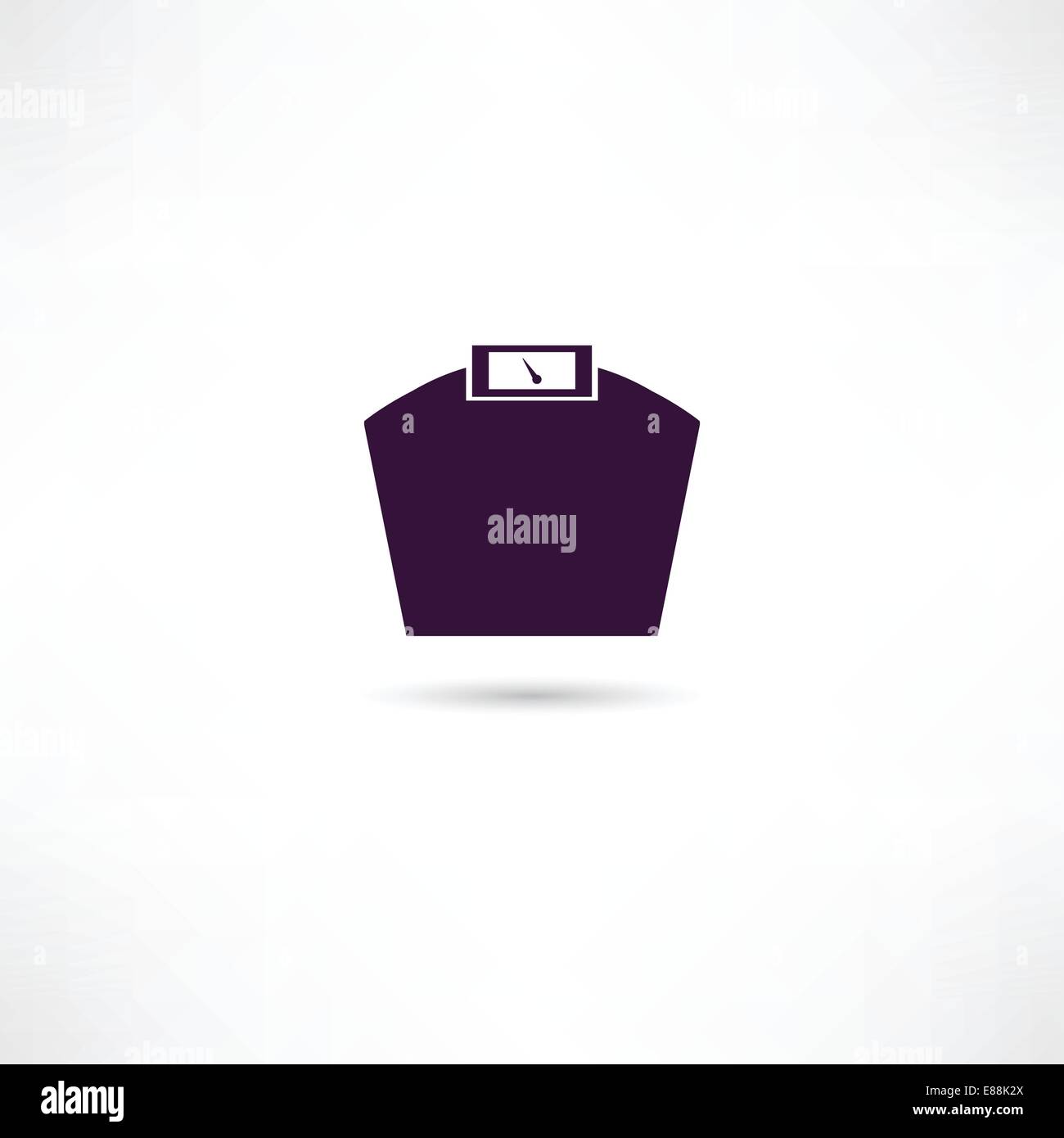 Vintage body weight scale Stock Vector Images - Alamy