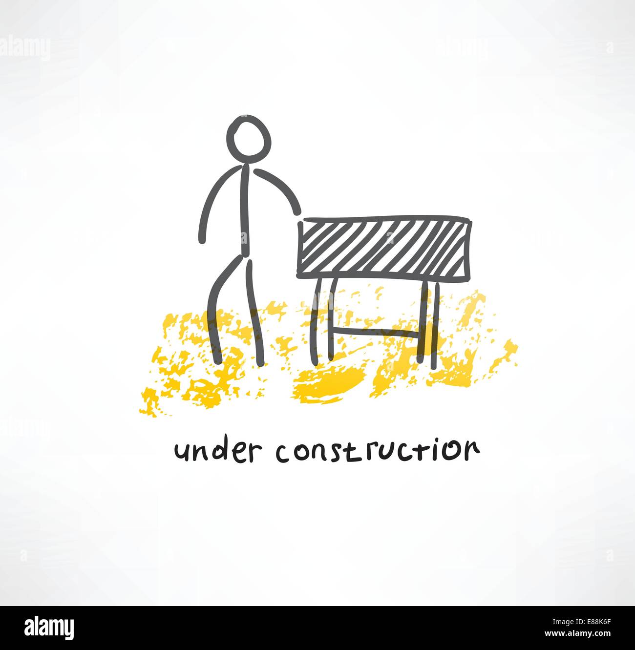 sketch with a working man Stock Vector Image & Art - Alamy