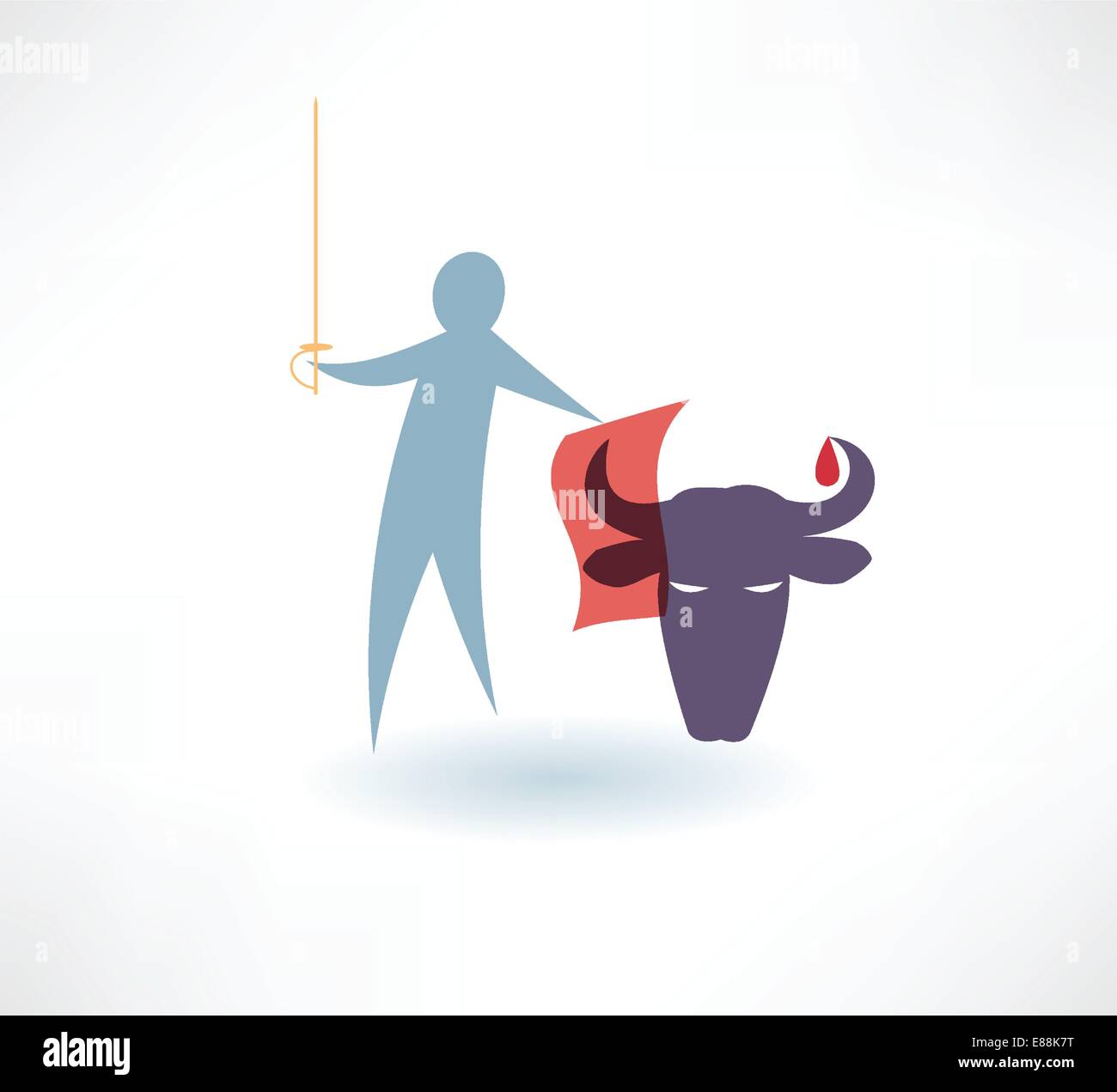 Traditional bull fighting Stock Vector Images - Alamy