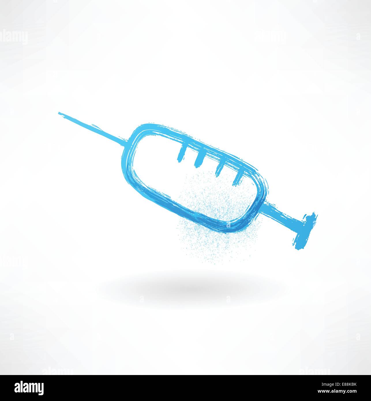 Icon medical syringe in Stock Vector Images - Alamy