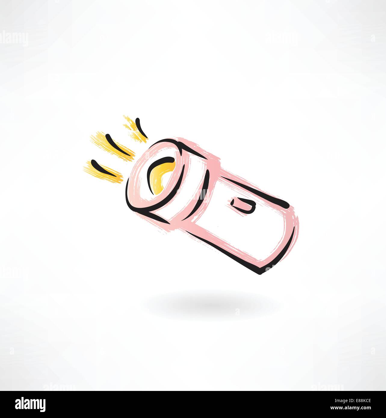 flashlight grunge icon Stock Vector Image & Art - Alamy