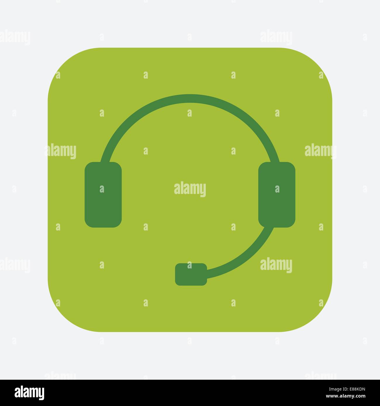 headset with microphone Stock Vector Image & Art - Alamy