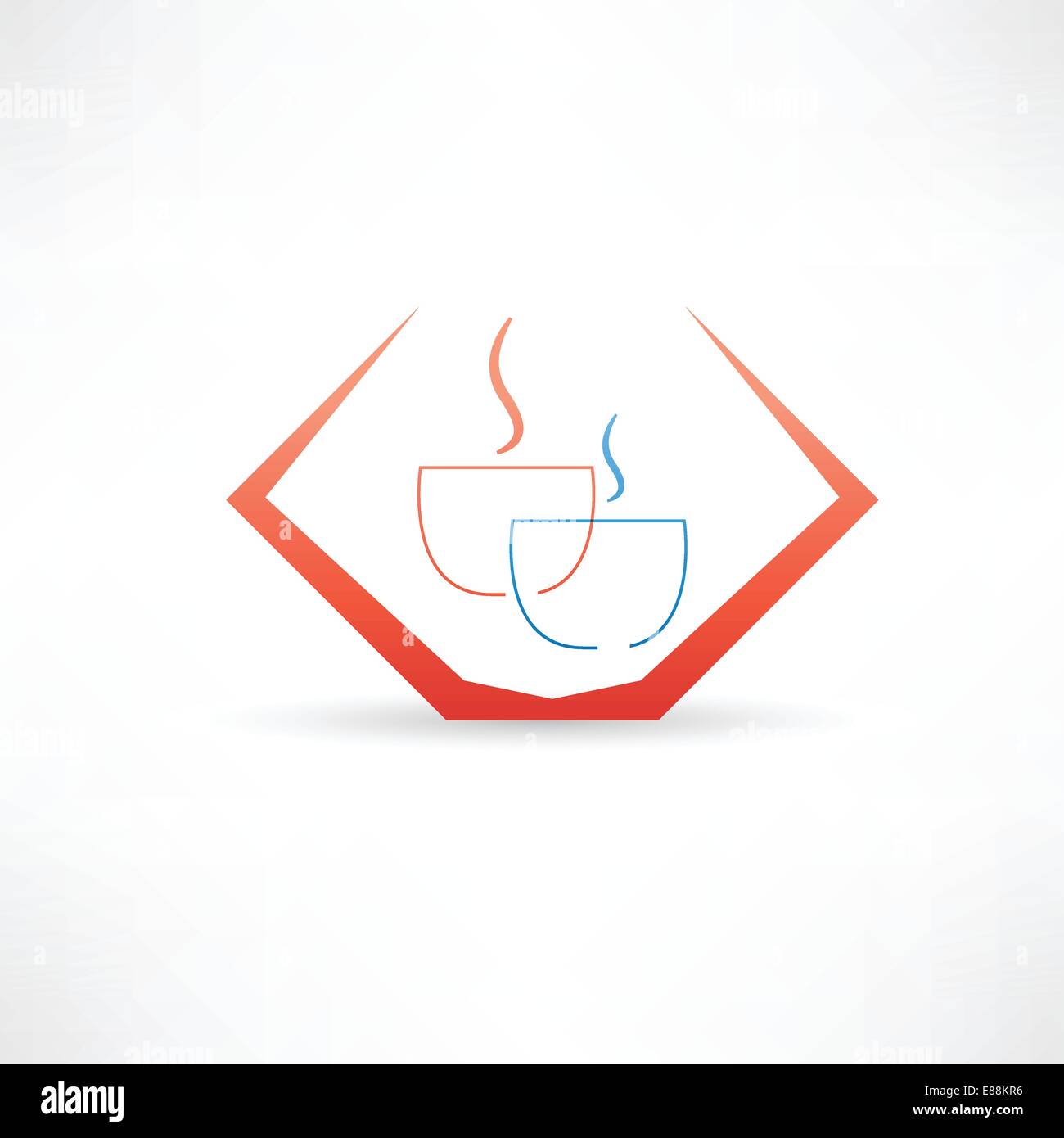 Strong up of coffee Stock Vector Images - Alamy