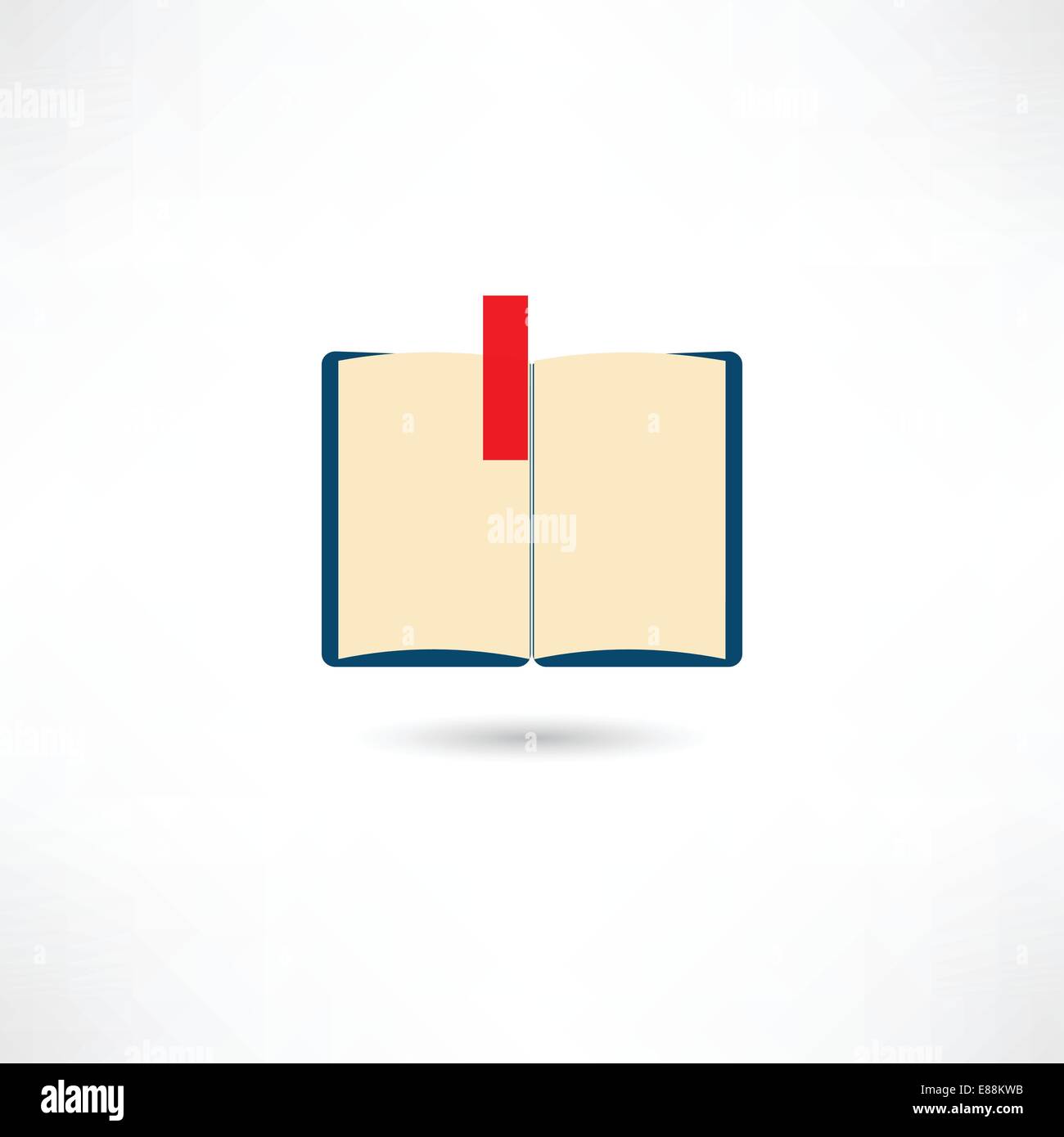 Open book with a bookmark Stock Vector Image & Art - Alamy