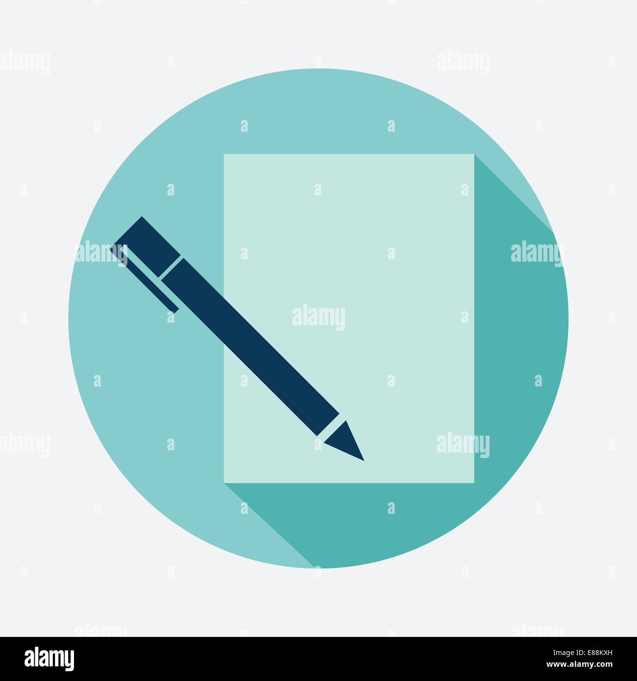 pen and paper Stock Vector Image & Art - Alamy