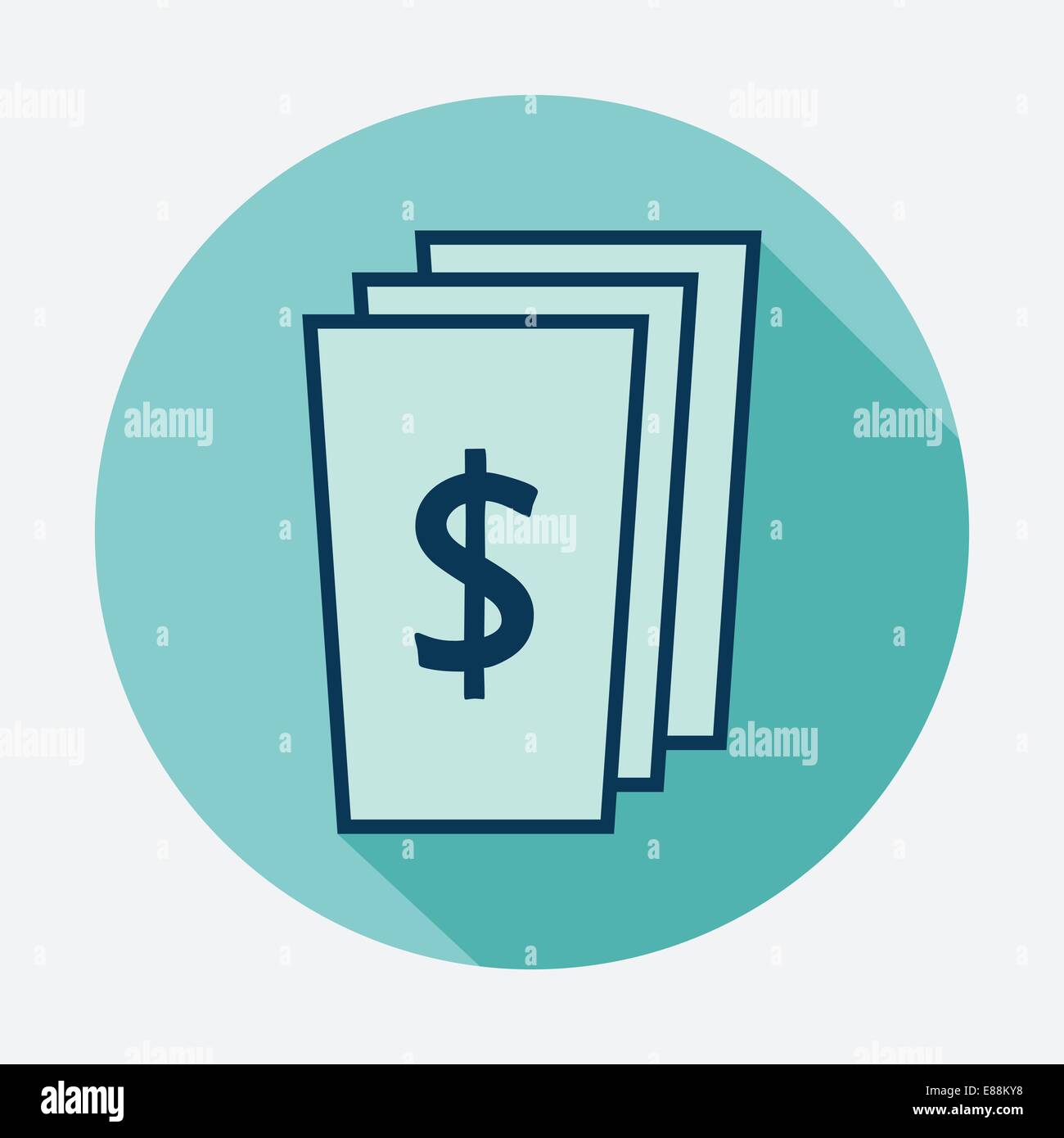 Us cash dollars in Stock Vector Images - Alamy