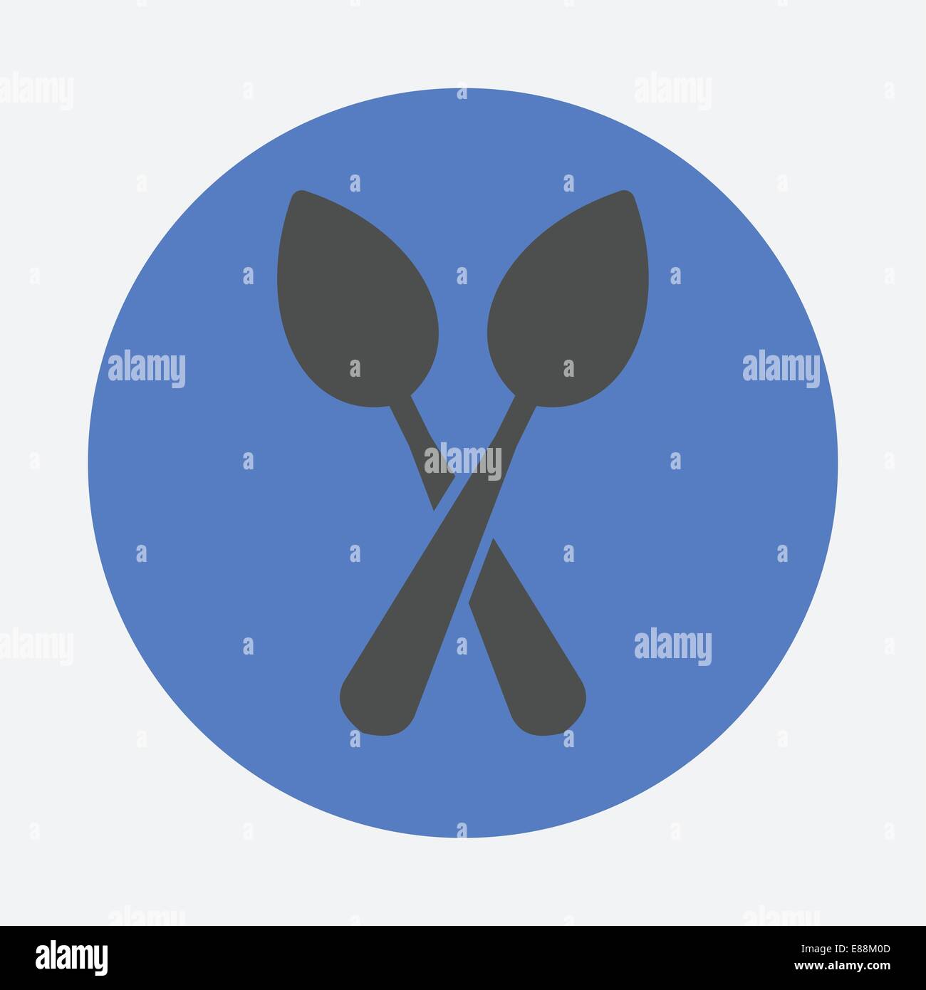 Plastic spoons background Stock Vector Images - Alamy