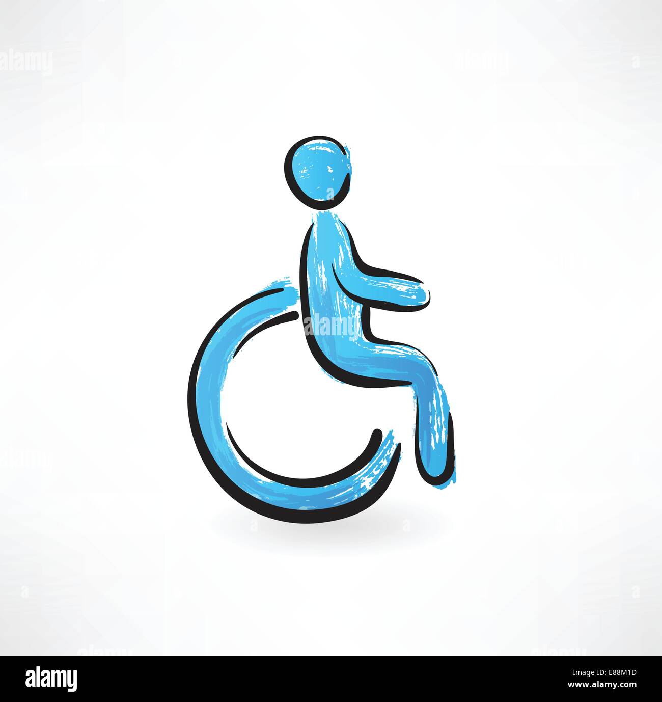 Red disabled parking Stock Vector Images - Alamy