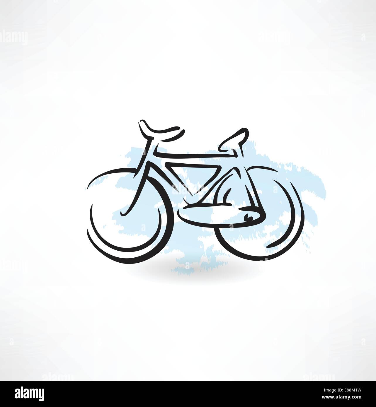 bicycle grunge icon Stock Vector Image & Art - Alamy