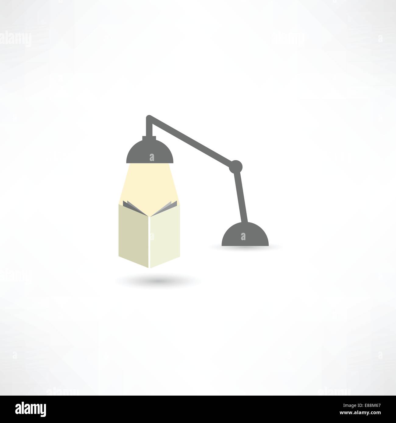 Study with a lamp Stock Vector Image & Art - Alamy
