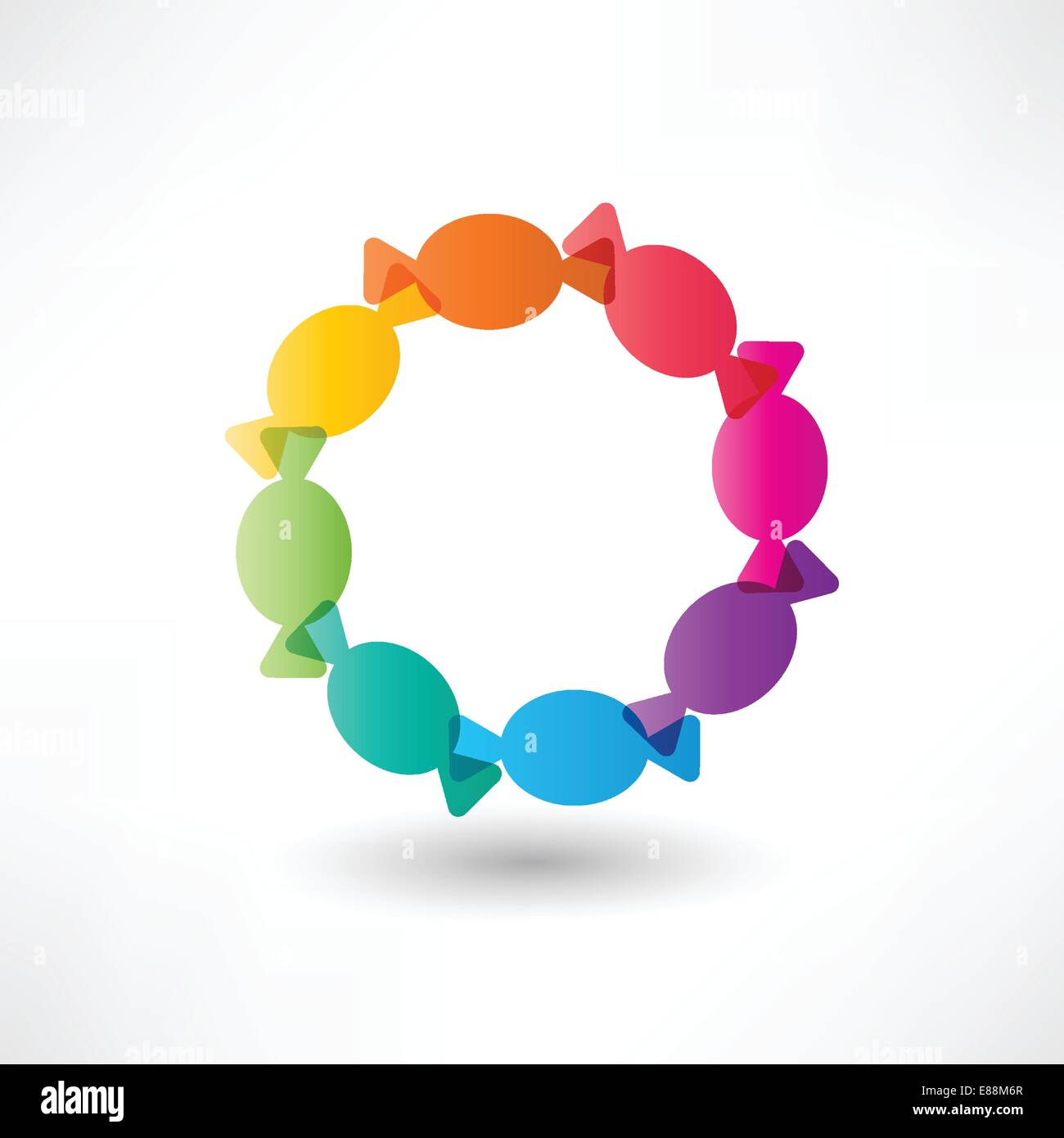 Tiled circle Stock Vector Images - Alamy