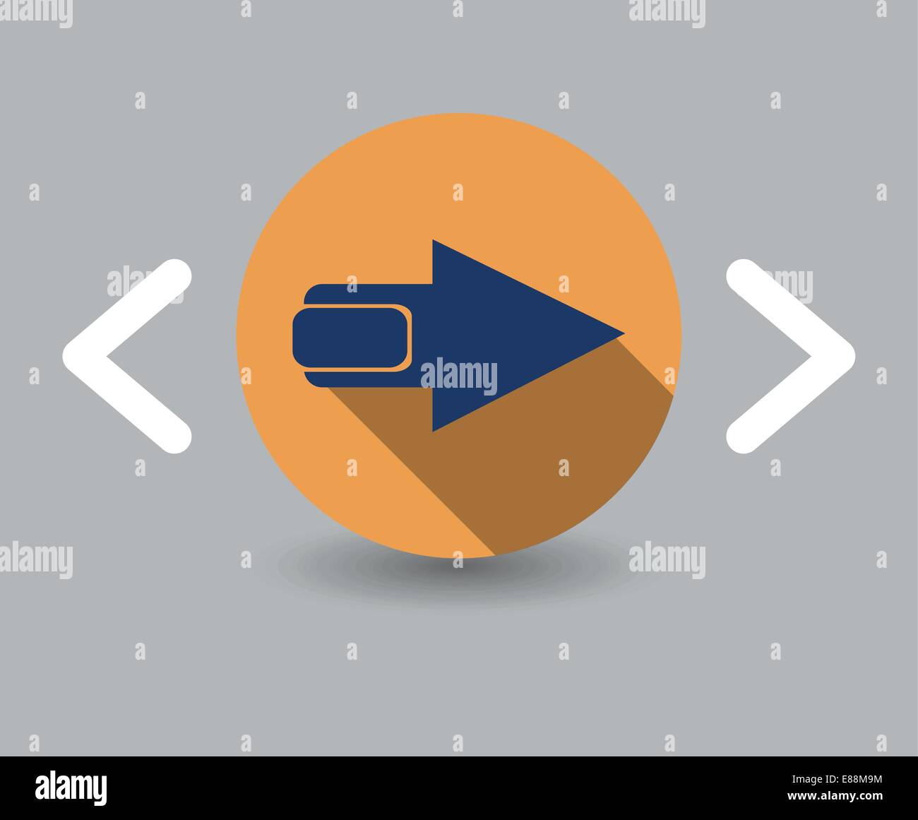 Arrow turn back Stock Vector Images - Alamy